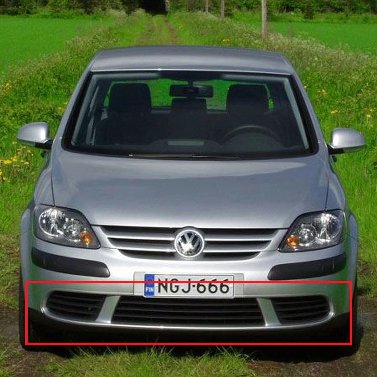 VW Golf MK5 PLUS решетки за броня тип "пчелна пита" – Ivanov3Dprint